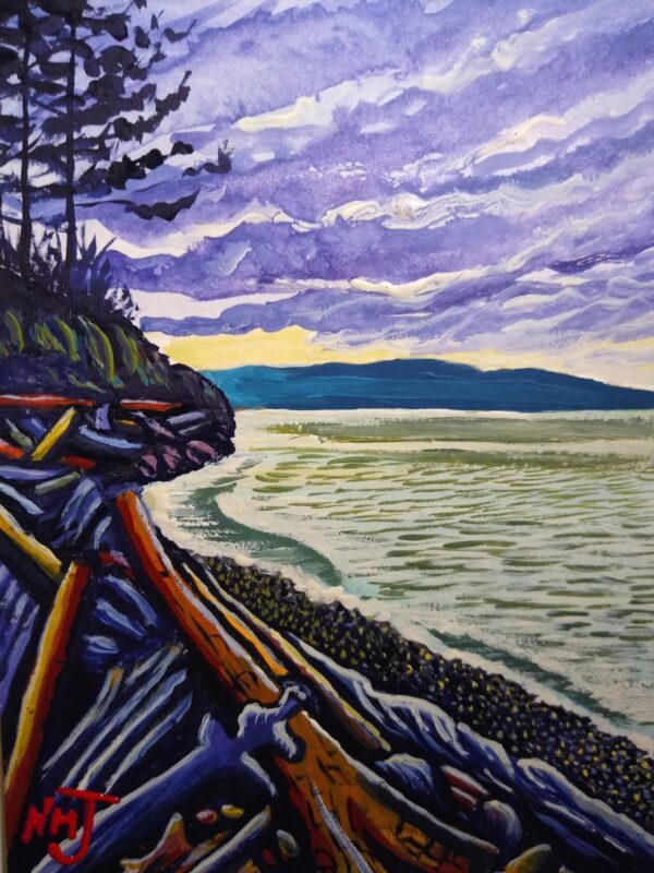 Purple clouds over September Morn – Nick Jennings